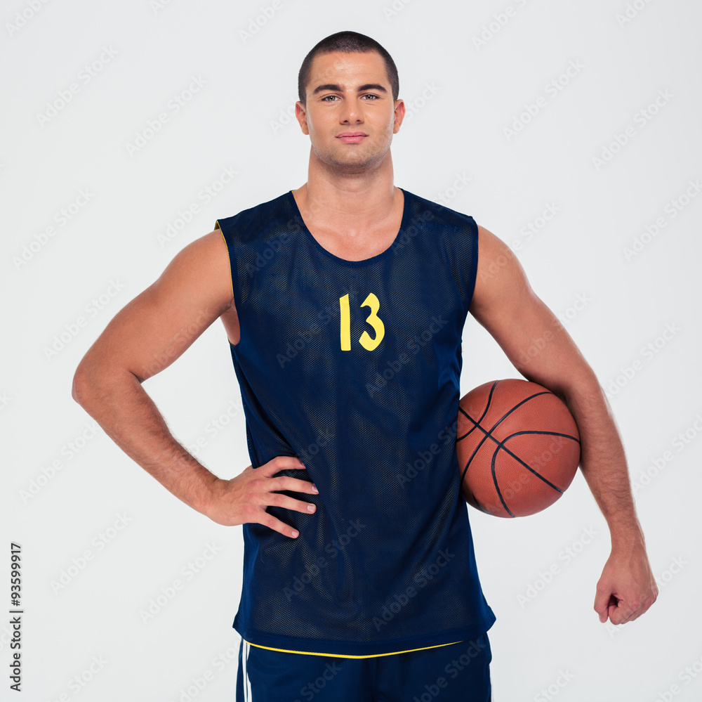 Portrait of a young basket player Stock Photo | Adobe Stock