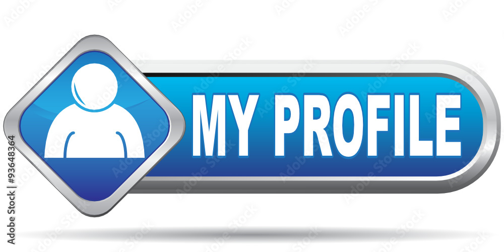 MY PROFILE ICON Stock Vector | Adobe Stock