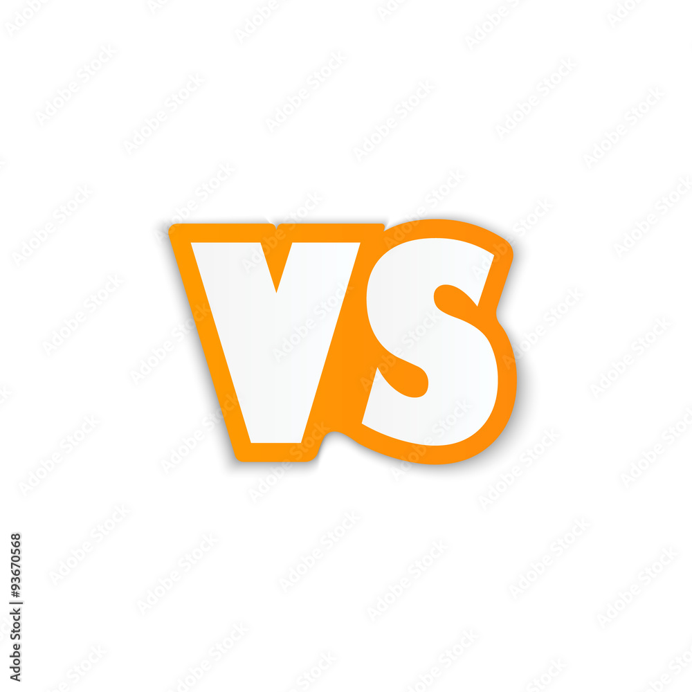 Versus Logo. VS Vector Letters Illustration. Competition Icon. Fight ...