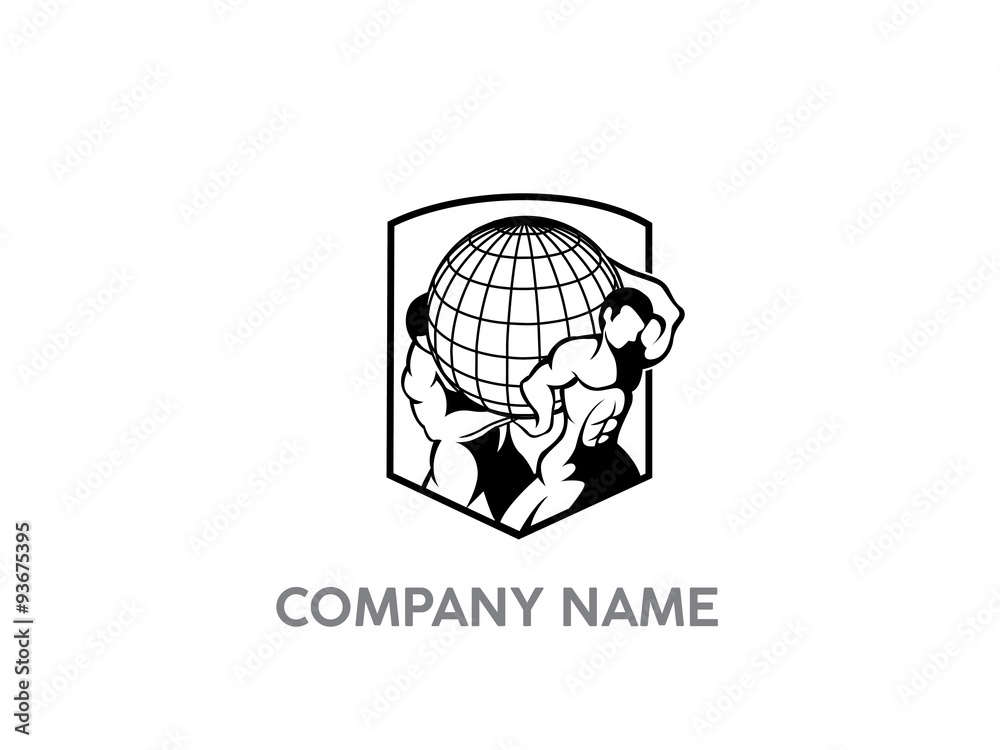 atlas logo Stock Vector | Adobe Stock