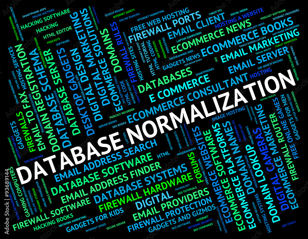 Database Normalization Represents Normalise Words And Regularise Stock ...