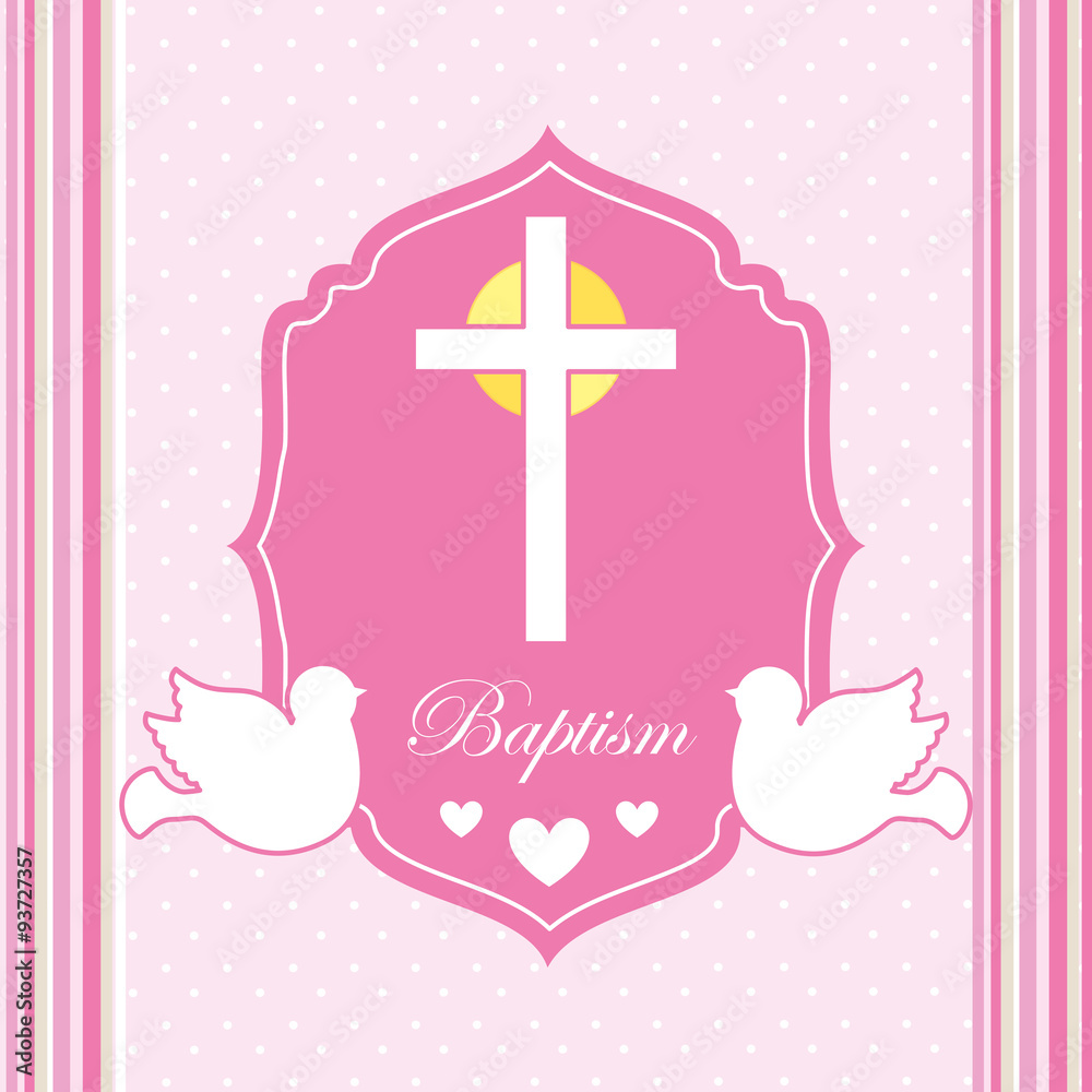 baptism invitation design Stock Vector | Adobe Stock