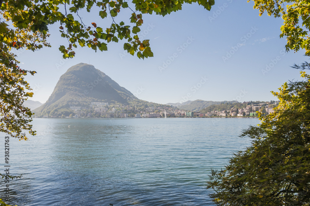 Lugano, Stadt, Altstadt, Luganersee, Lago di Lugano, Seerundfahrt ...
