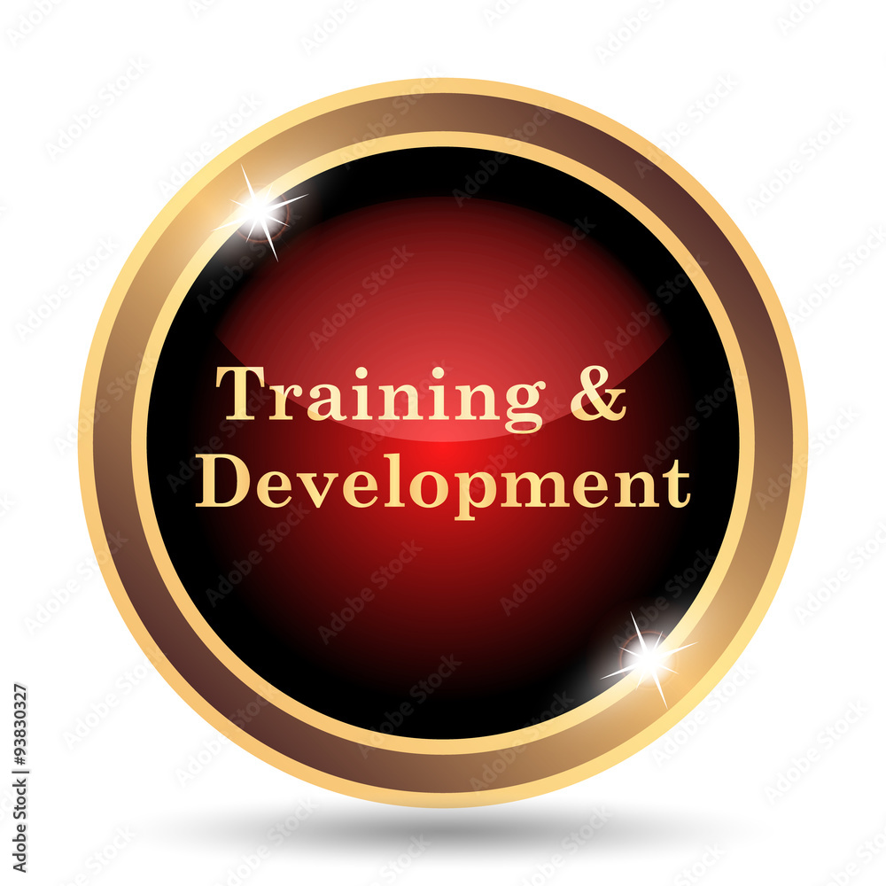 Training and development icon Stock Illustration | Adobe Stock