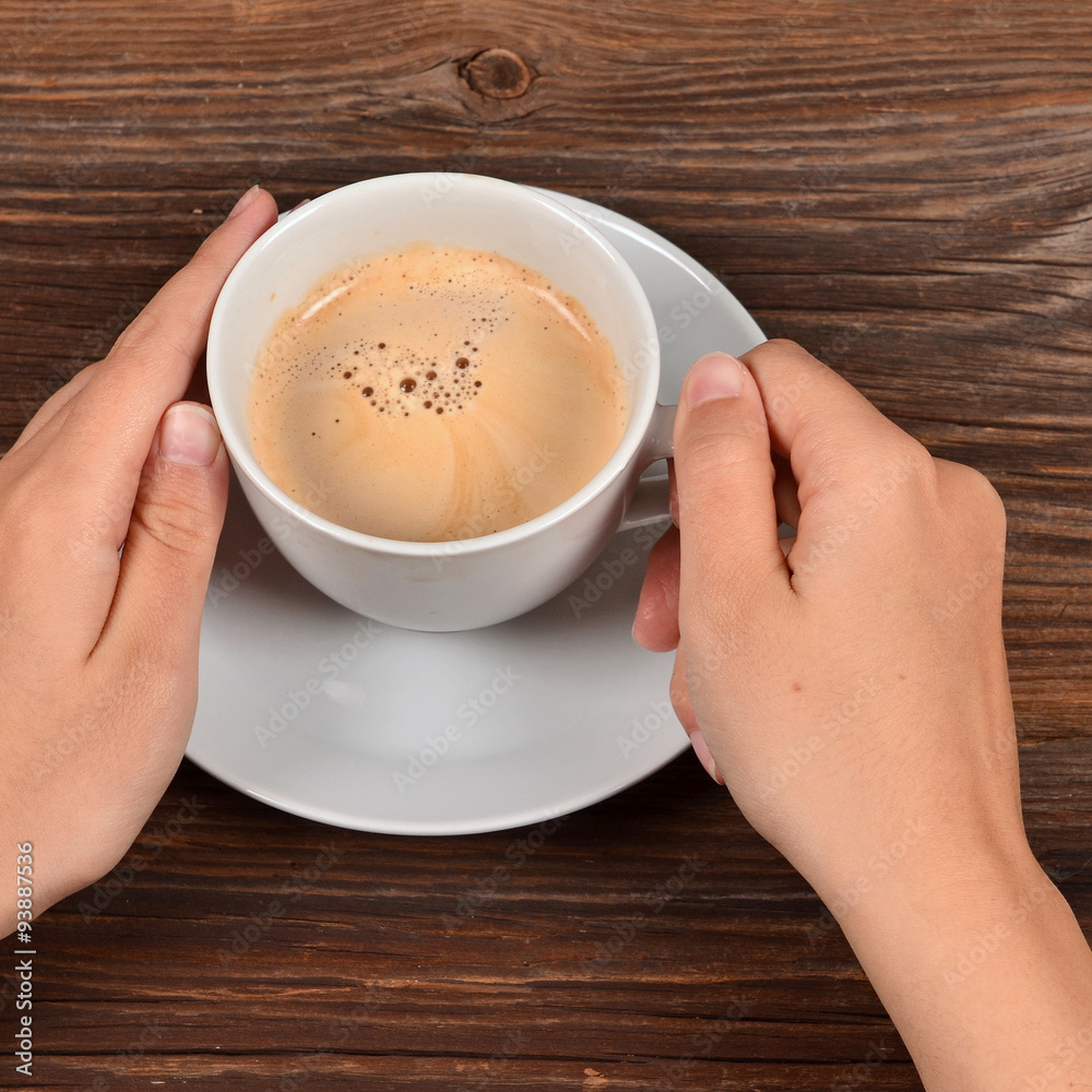 Tasse Kaffee trinken Stock-Foto | Adobe Stock