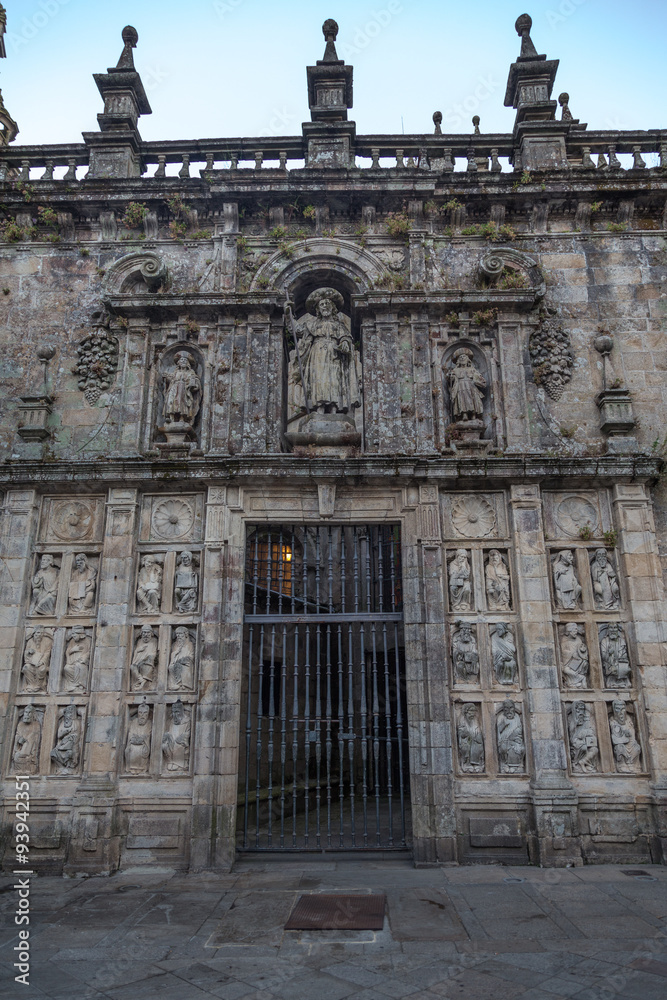The Porta Santa or holy door on the east side of the Cathedral de ...