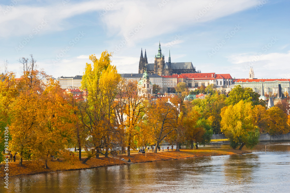 Prague autumn Stock Photo | Adobe Stock