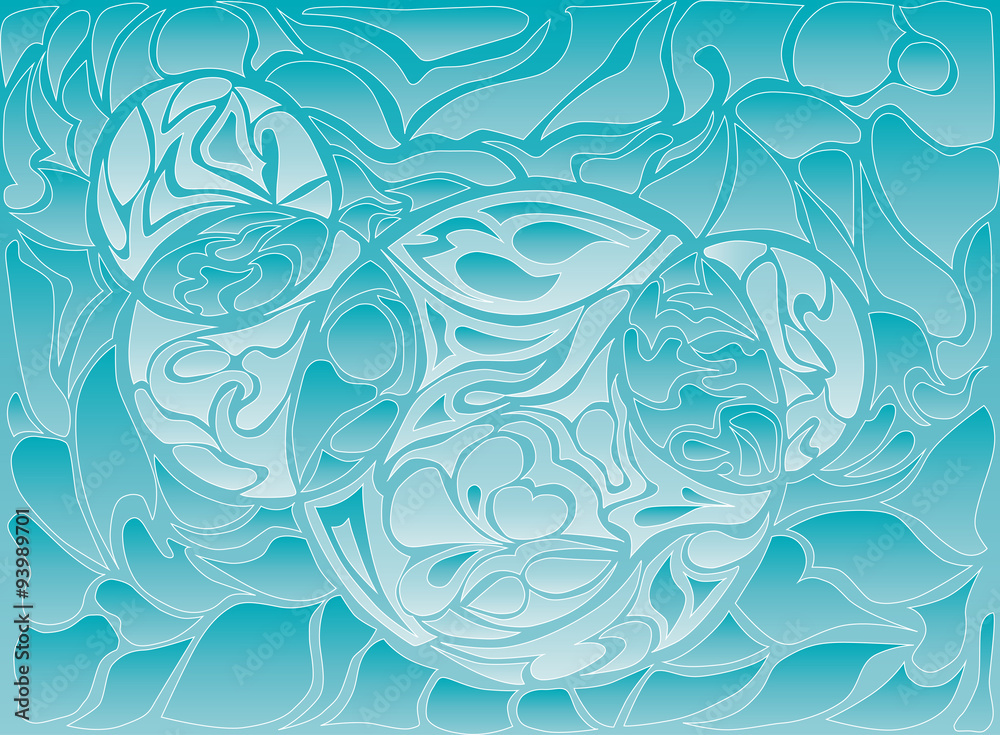 Vector illustration of doodle rounds. Hand-drawn pattern. Stylized ...