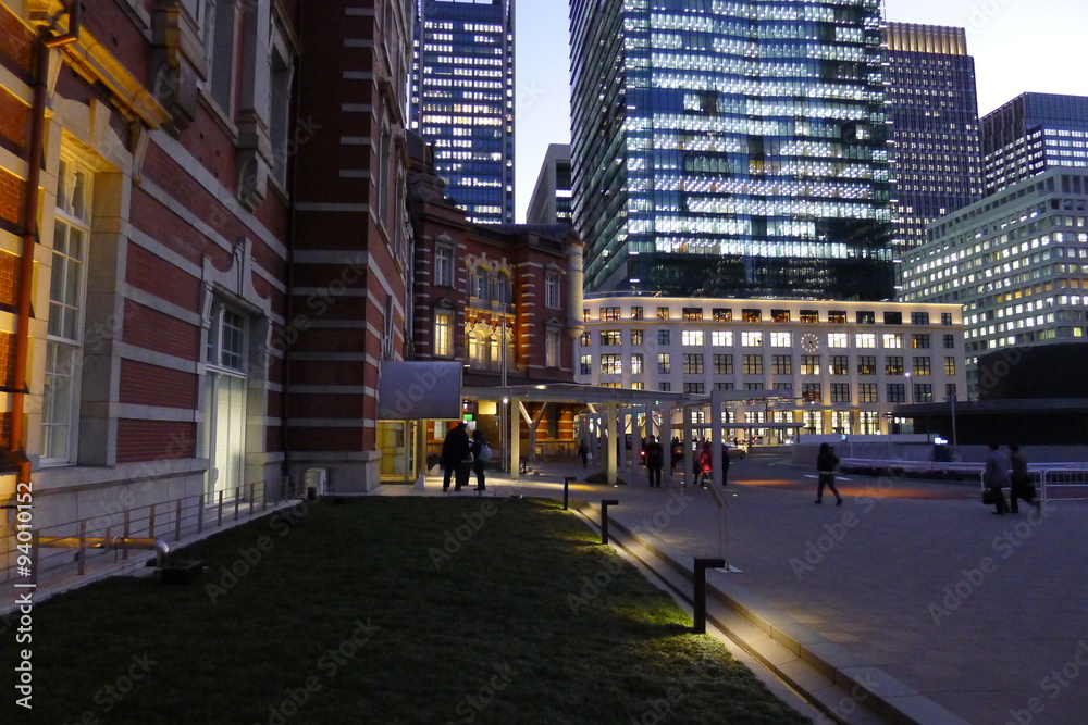 Tokyo Station and Tokyo Central Post Office Stock Photo | Adobe Stock