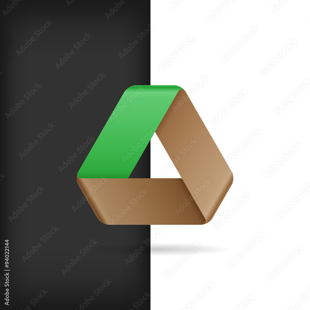 Logo Or Emblem Template. Infinite Mobius Strip. Eco Friendly Con Stock ...