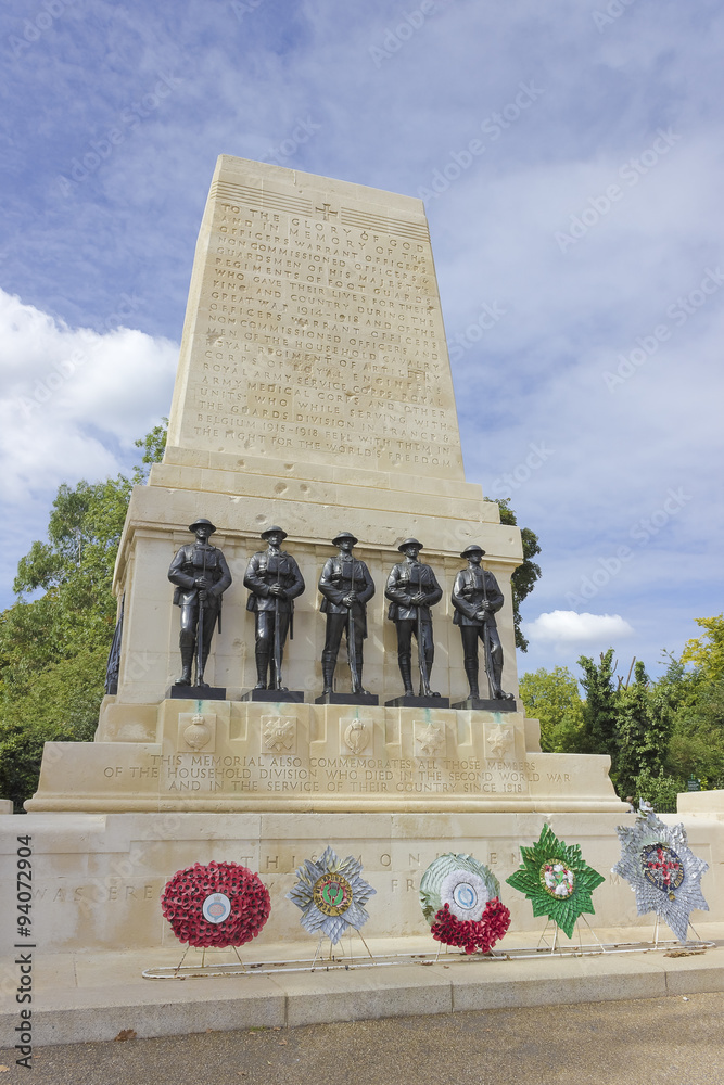 Guards Division War Memorial, Horse Guards Parade, Whitehall, London ...