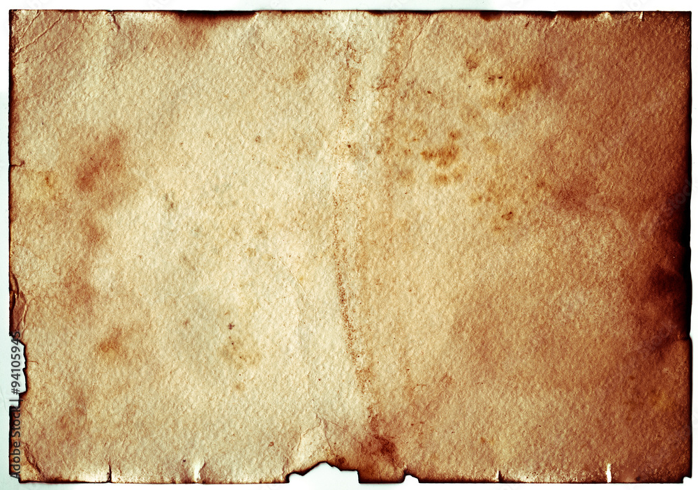 Vintage aged old paper. Original background or texture. Stock ...