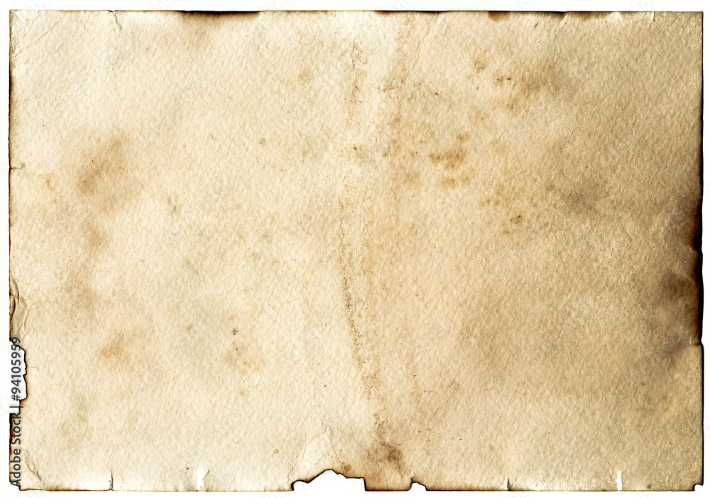 Vintage aged old paper. Original background or texture. Stock ...