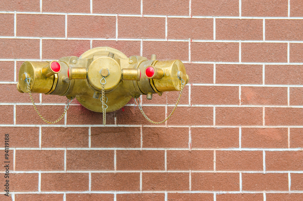 Water Outlets With Red Pipes, For Fire Fighting . Looks Like Sna Stock ...