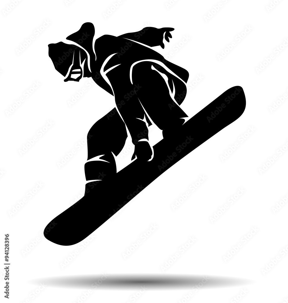 Snowboarder Silhouette