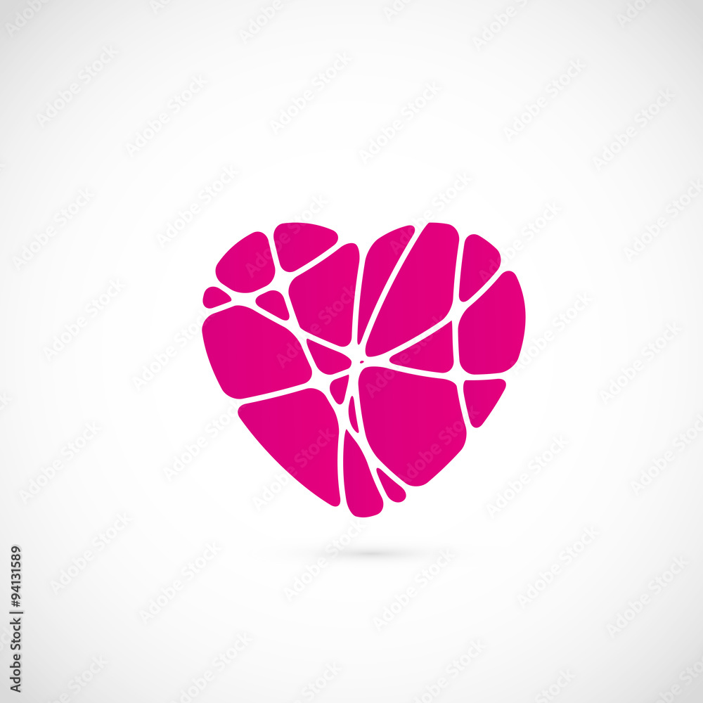 picto coeur Stock-Vektorgrafik | Adobe Stock