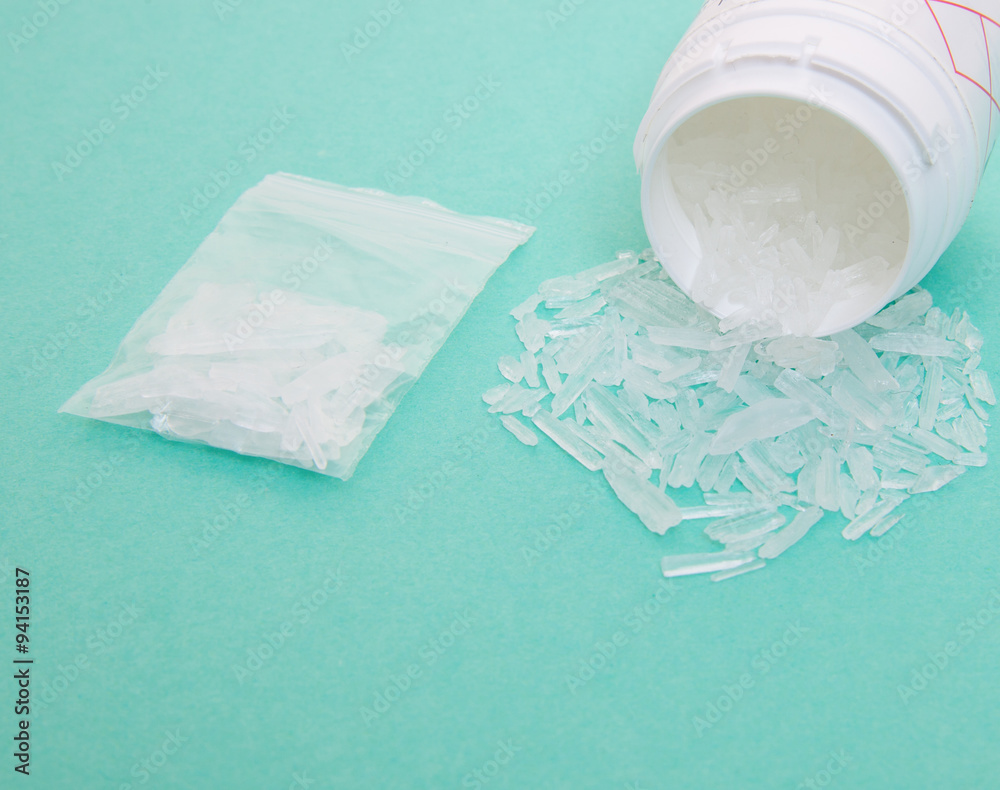 Methamphetamine also known as crystal meth Stock Photo | Adobe Stock