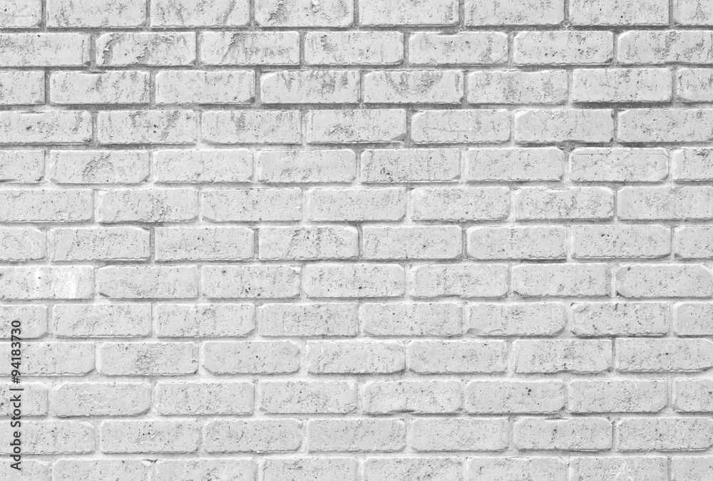 Seamless White Brick Wall