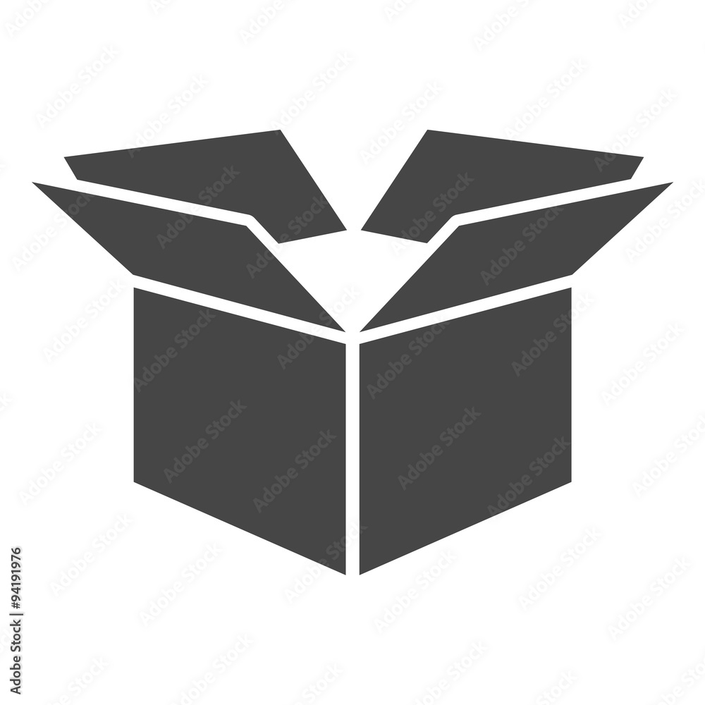 Open box icon Stock Vector | Adobe Stock