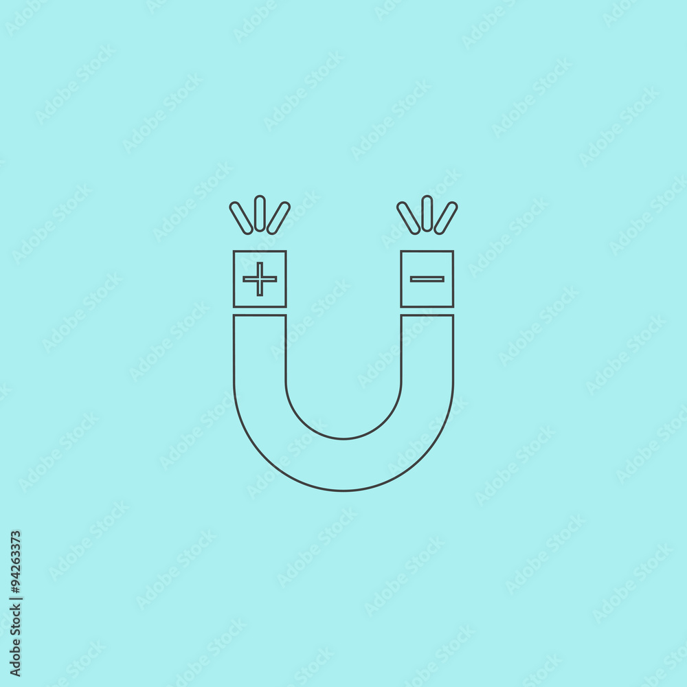 Magnet Symbol Stock Vector | Adobe Stock