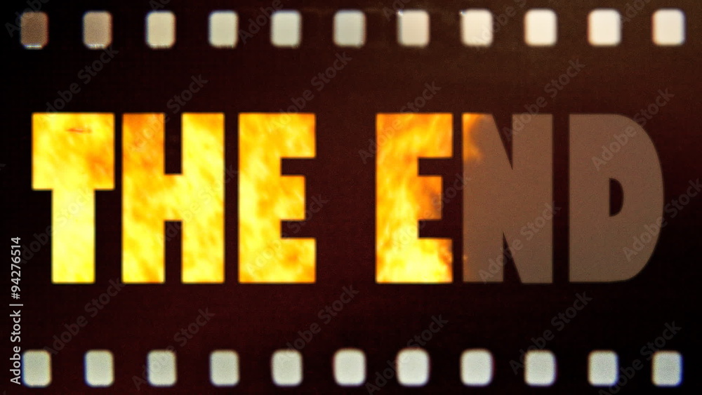 End card fire flames long Stock Video | Adobe Stock