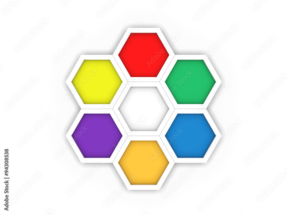 Octagon template layout for business Stock Illustration | Adobe Stock