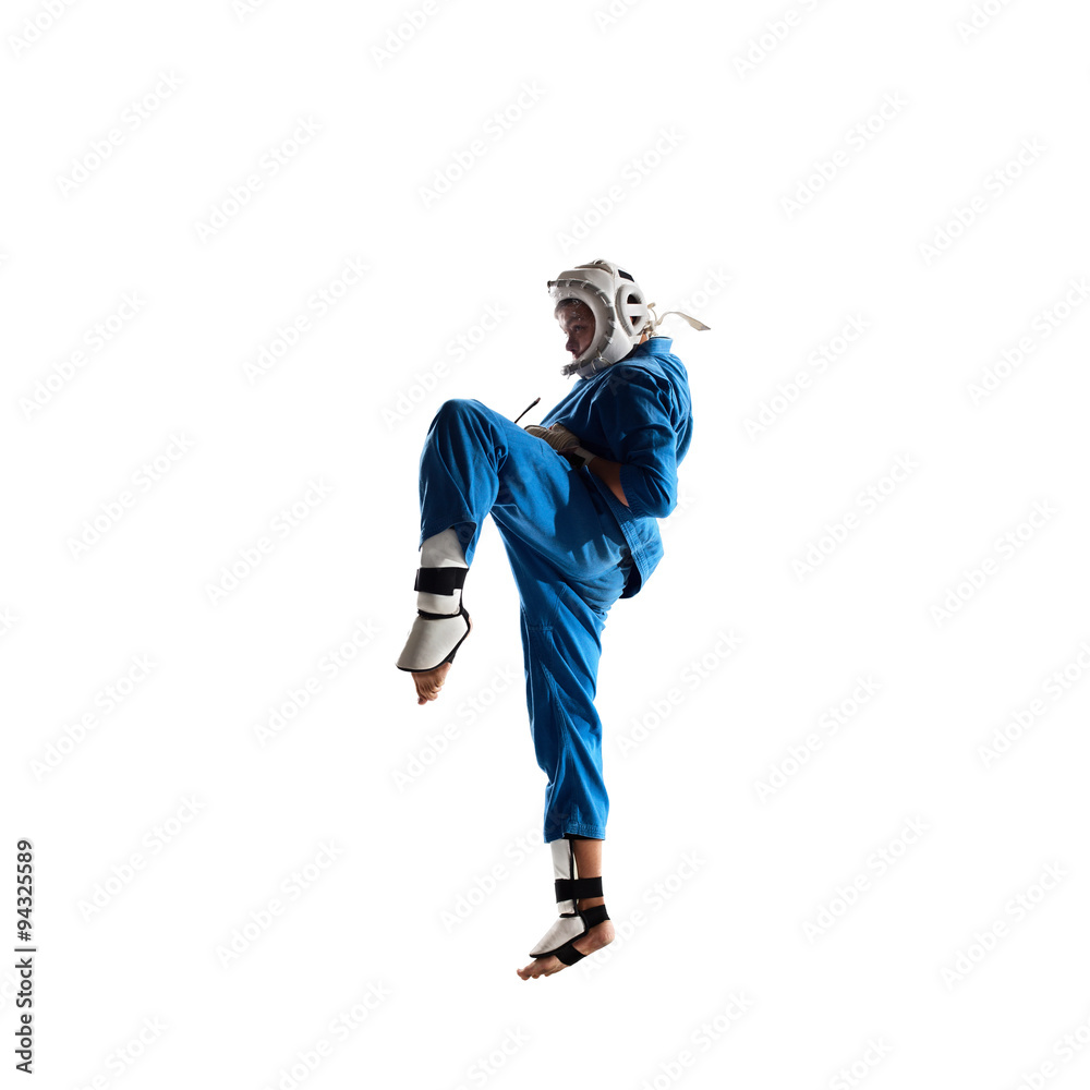 Kudo fighters are fighting Isolated Stock Photo | Adobe Stock