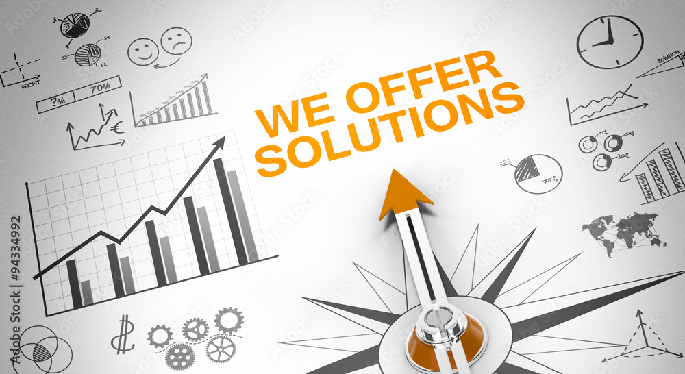 We offer Solutions Stock Illustration | Adobe Stock