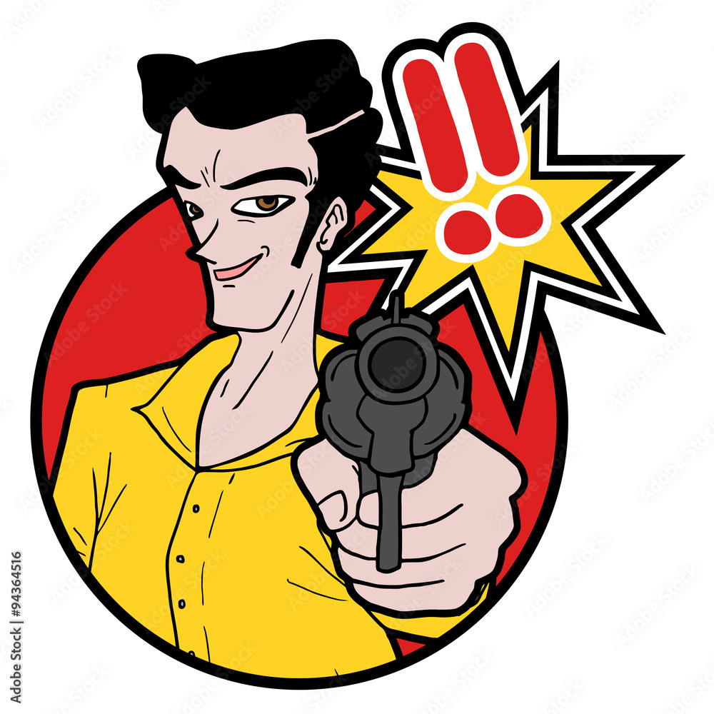 holdup symbol Stock Vector | Adobe Stock