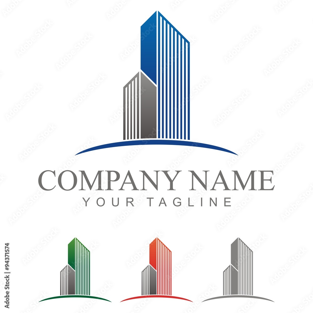 real estate and residential logos company. Commercial Building Logo ...