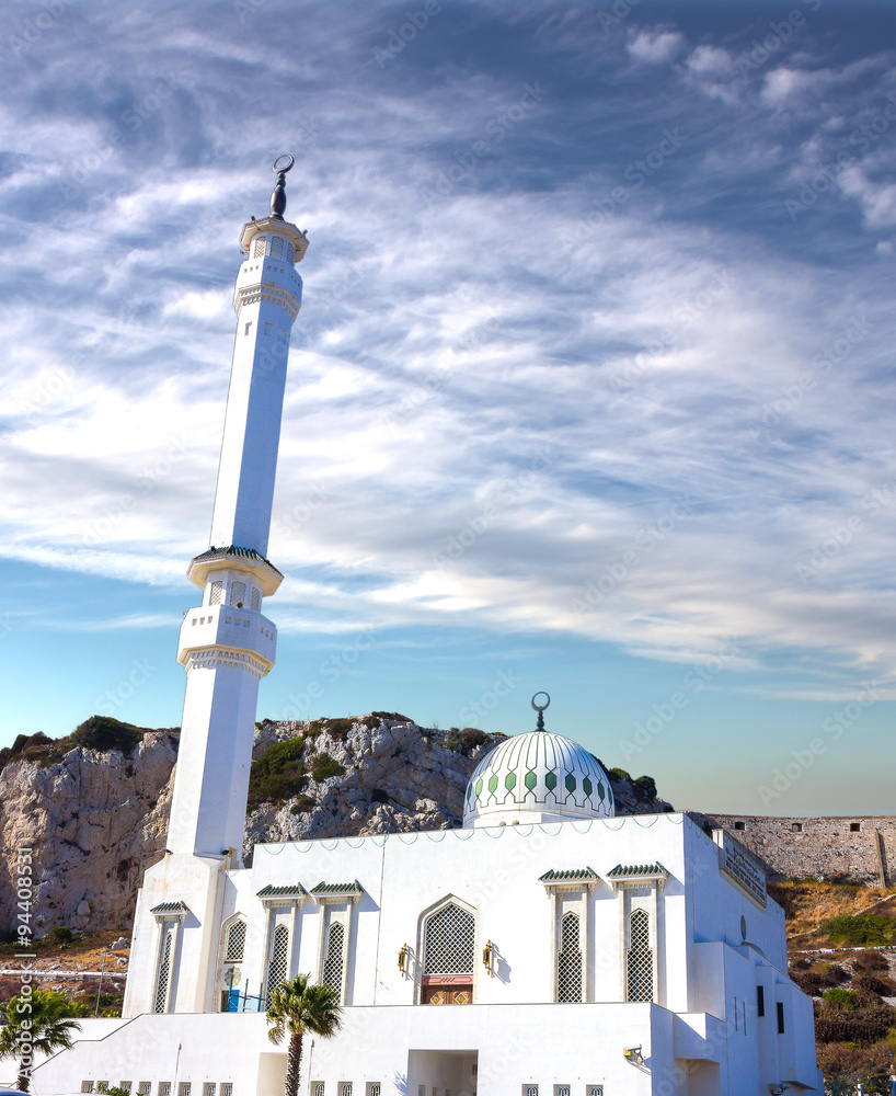Mosque of Two Holy Custodians, Ibrahim-al-Ibrahim , Gibraltar , Spain ...