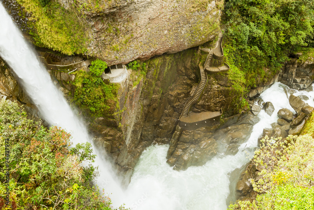 diablo pailon del pailon del satan demon cauldron in ecuadorian ...