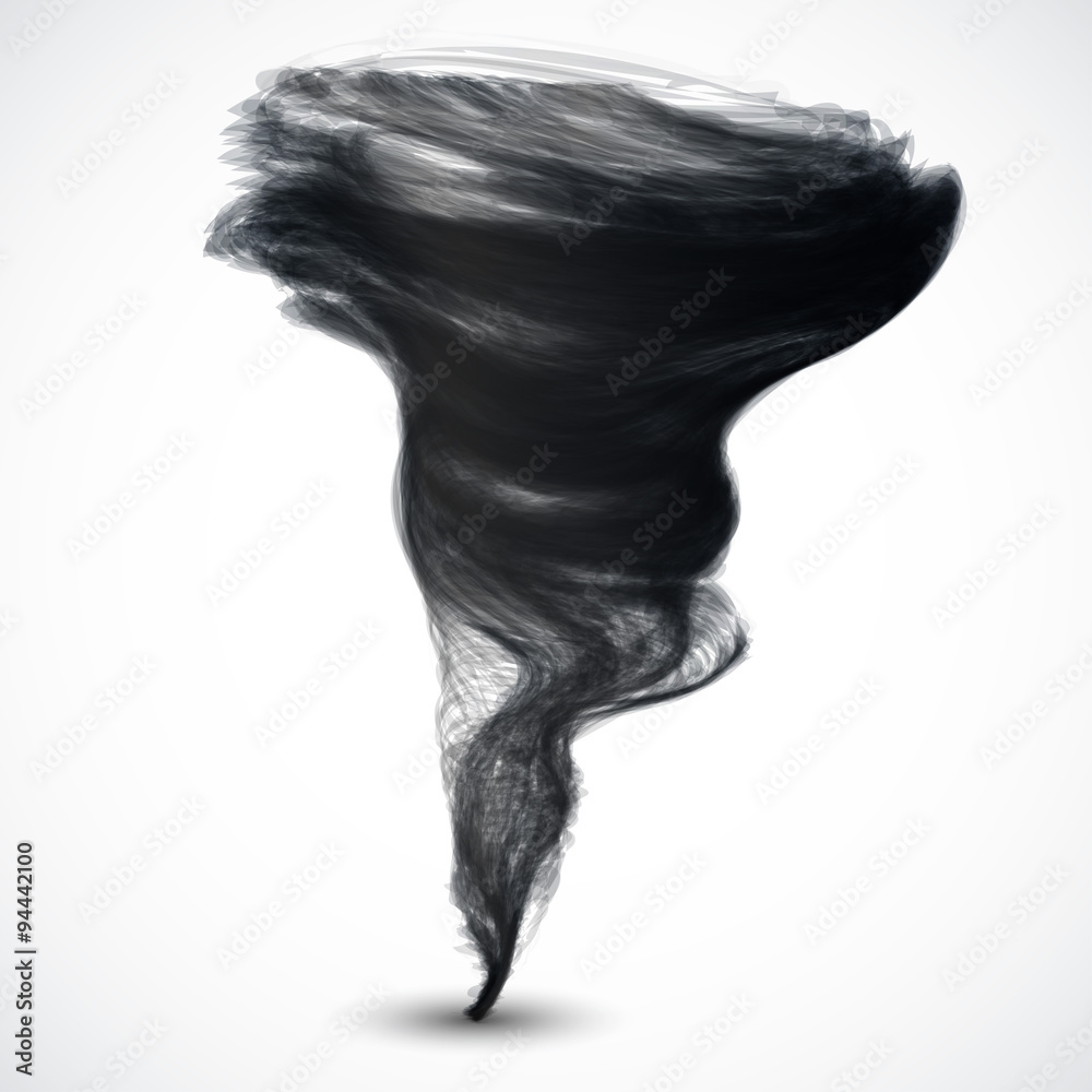 Tornado isolated Stock Vector | Adobe Stock