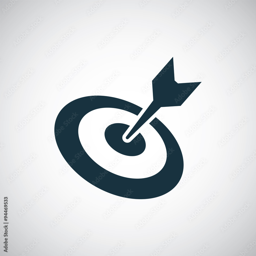 arrow target icon Stock Vector | Adobe Stock