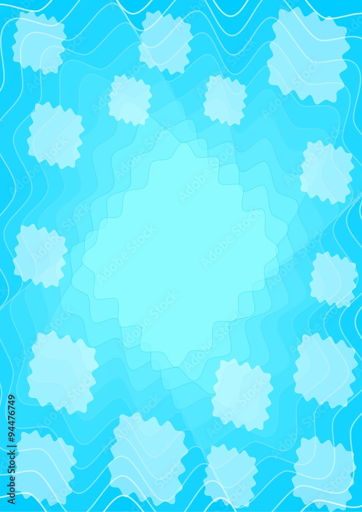 Modern blue blend background with eneven gritty shapes. Template for ...