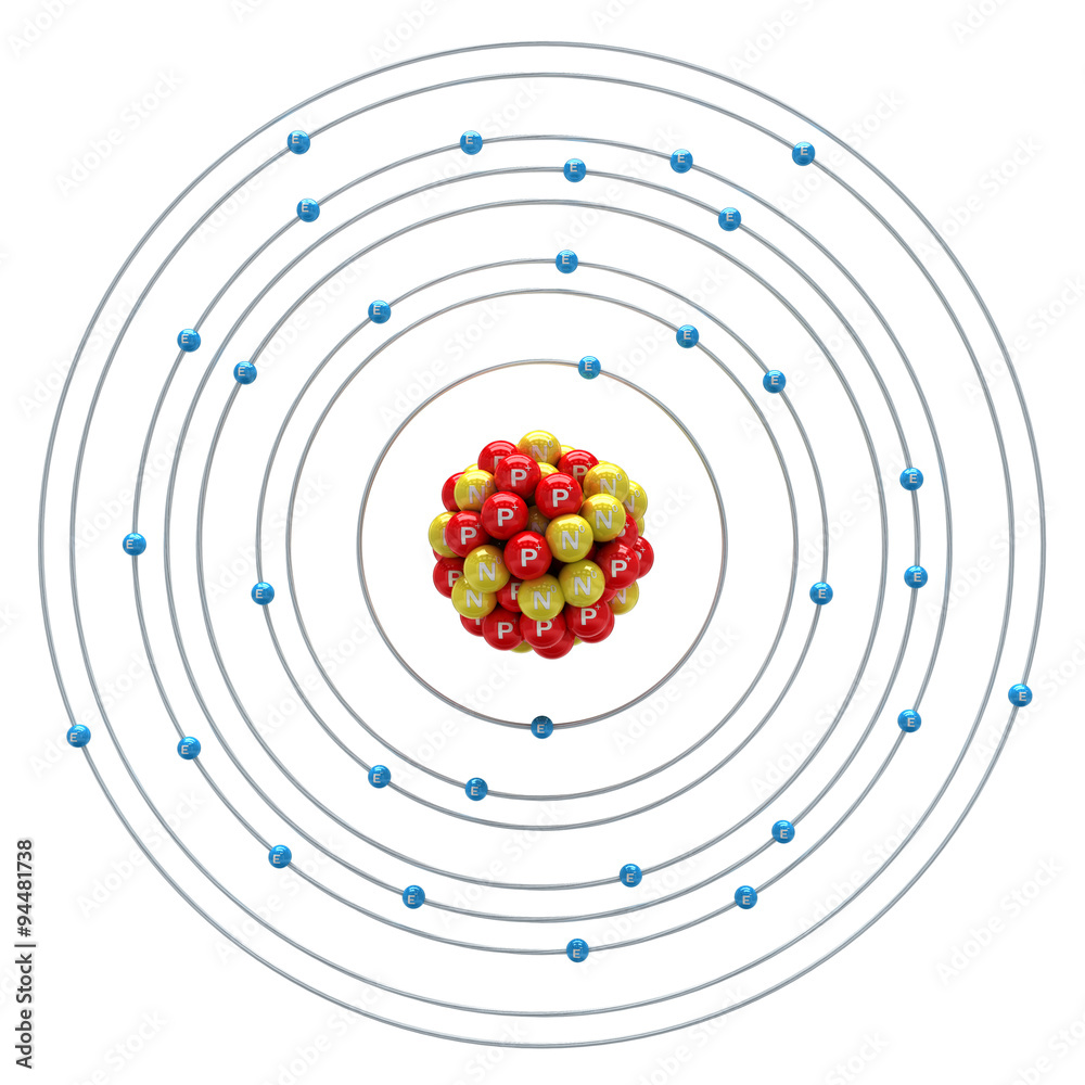 Germanium Atom 3d Model
