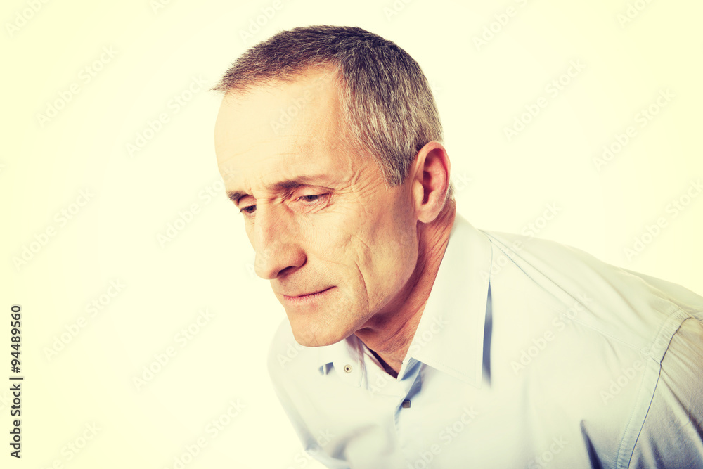Men with painful facial expression Stock Photo | Adobe Stock