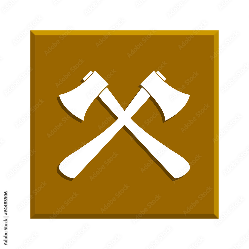 The ax icon. Axe symbol. Stock Vector | Adobe Stock