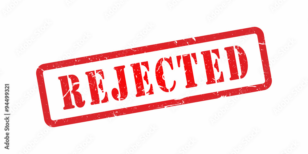Vector Rejected stamp Stock Vector | Adobe Stock
