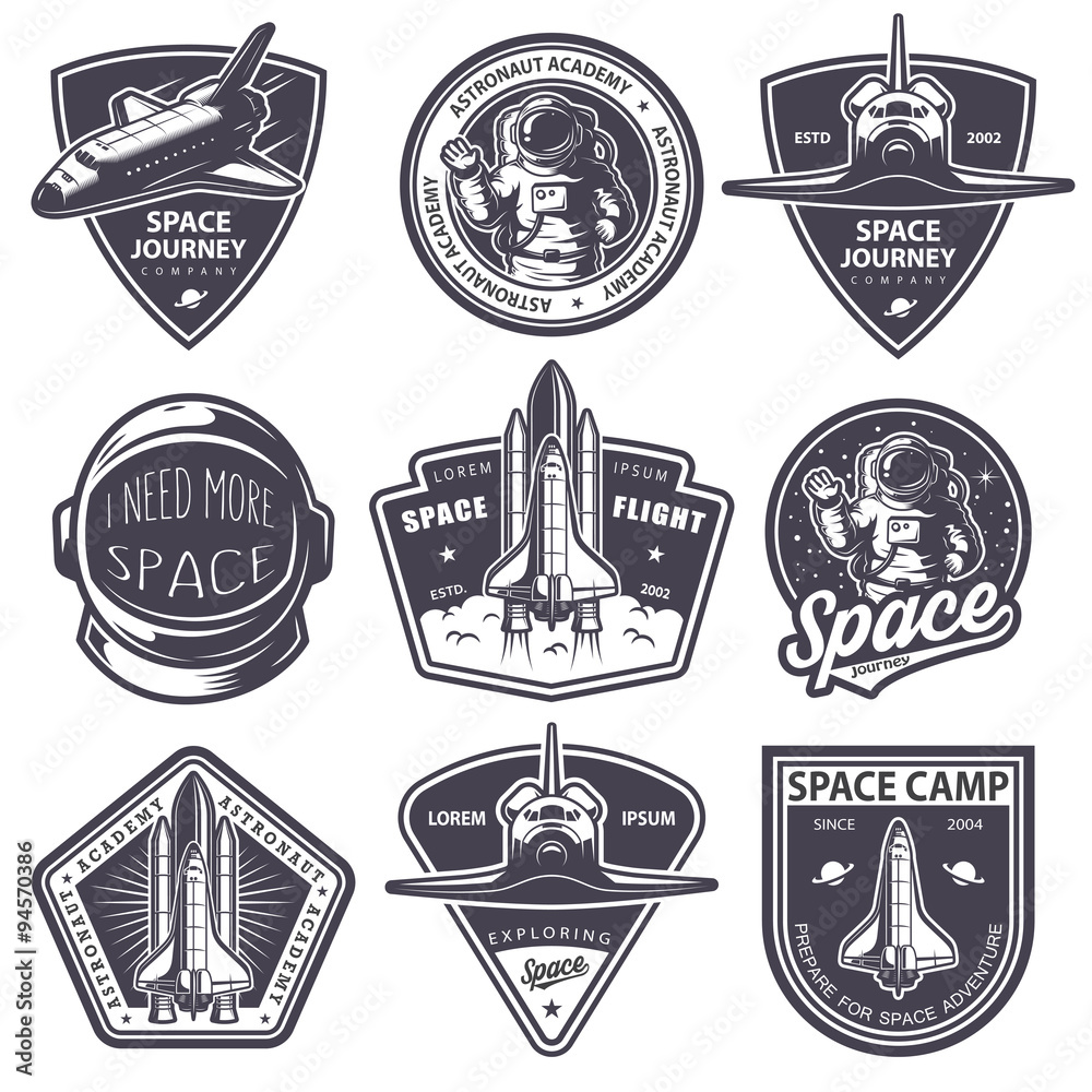 The Space Badges For Astronauts