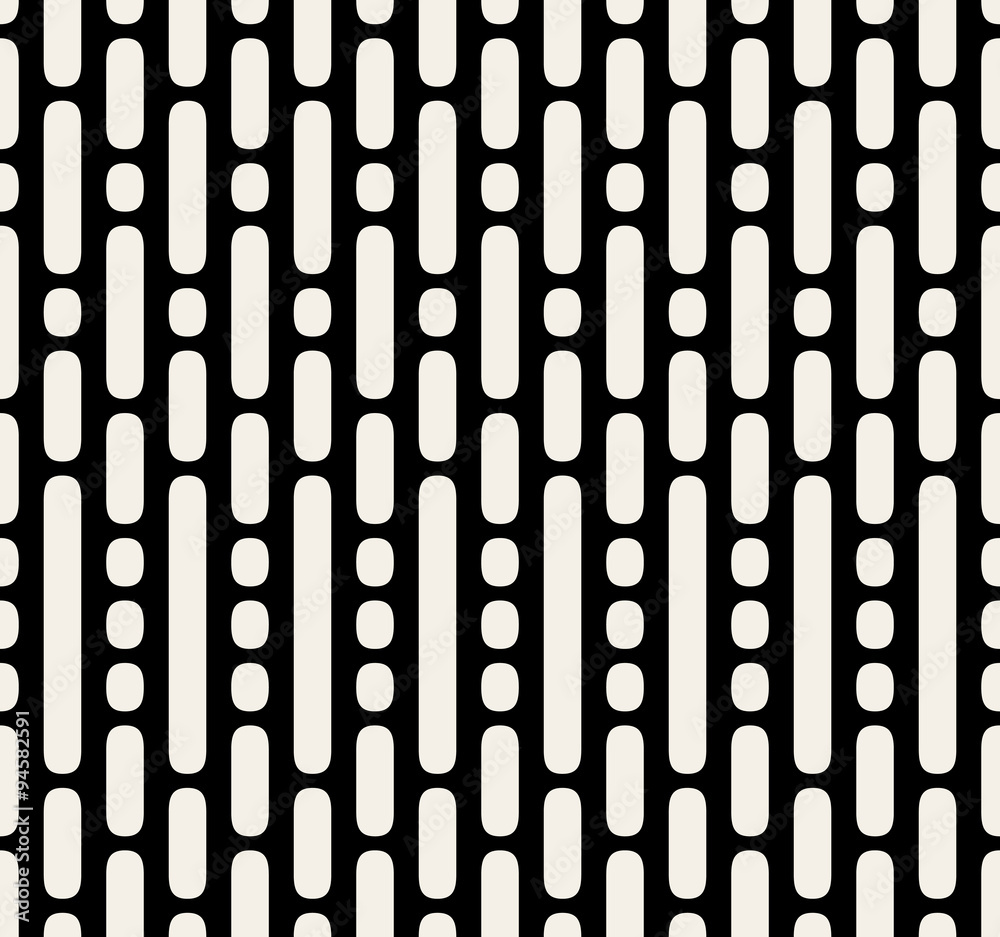 Vector Seamless Black And White Dashed Parallel Vertical Lines and Dots ...