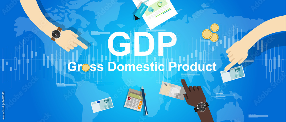 gdp gross domestic product illustration financial economy graphic ...