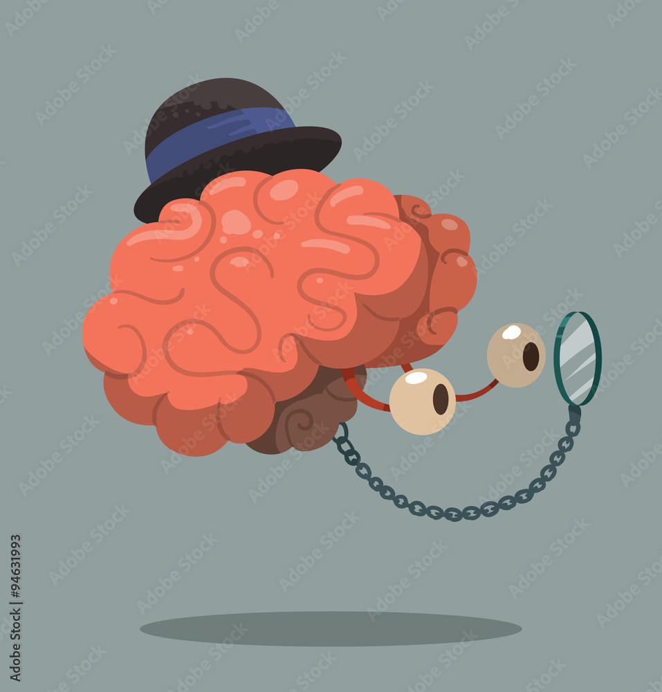 Cartoon Brains With Eyes