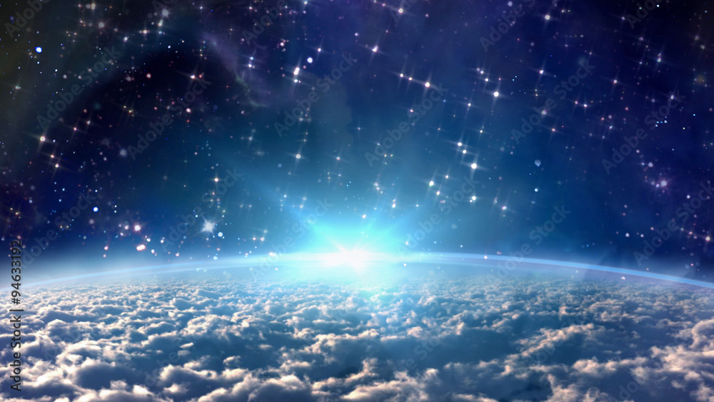 earth lens flare light Stock Illustration | Adobe Stock