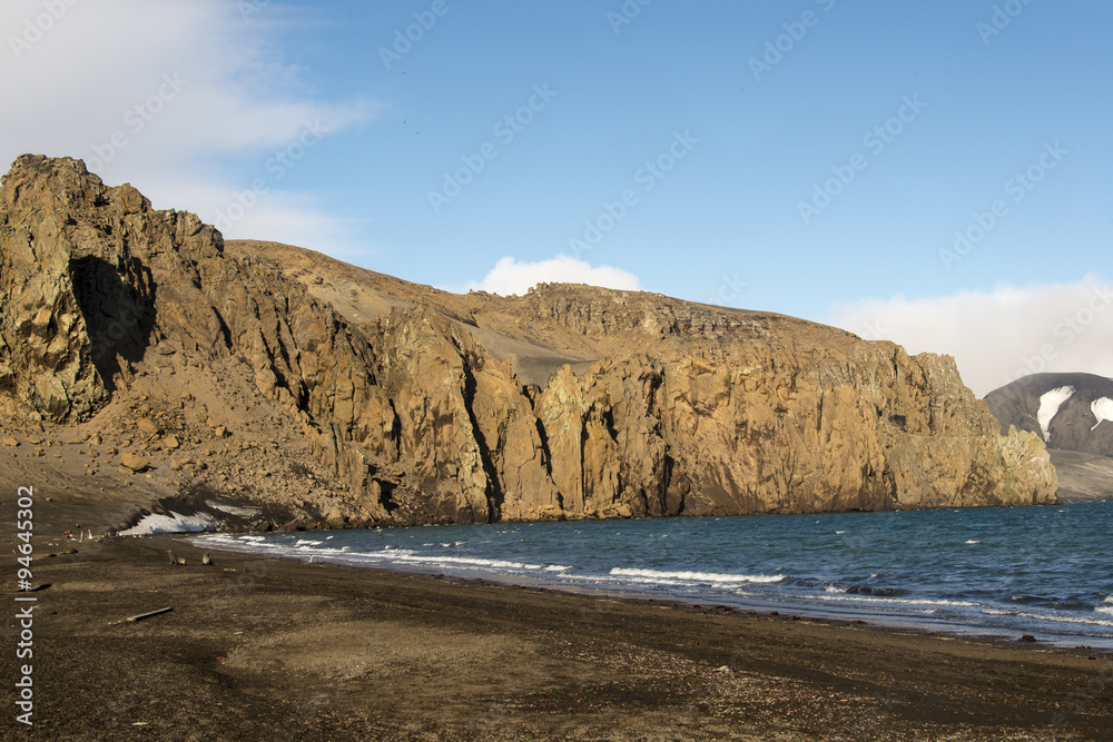 Base scientifique Britanique Biscoe House, Baie Port Foster, Ile de la ...
