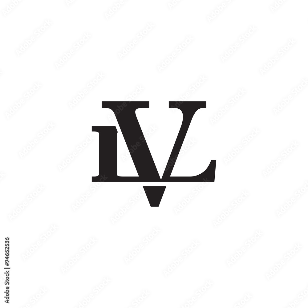 V And L Font