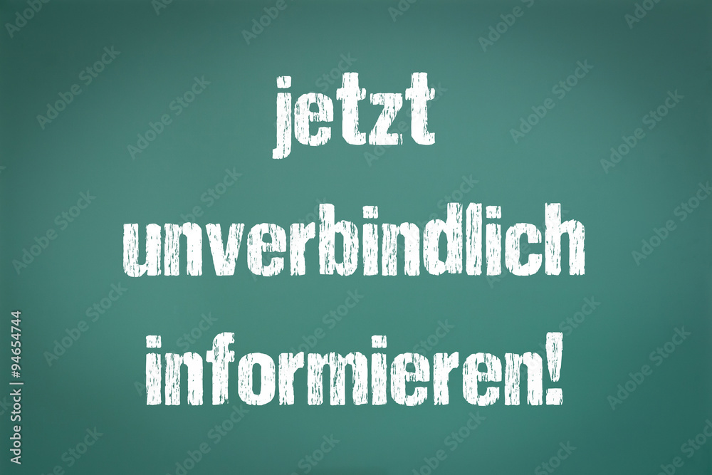 jetzt unverbindlich informieren! Stock-Illustration | Adobe Stock