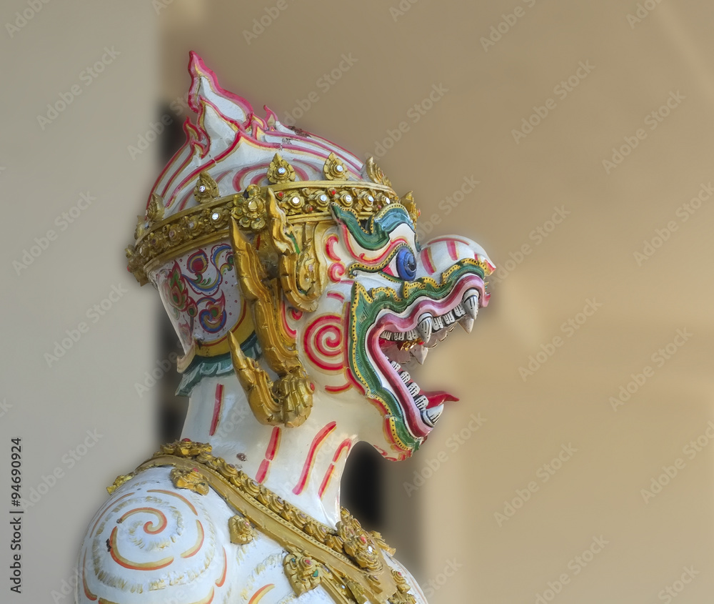 Hanuman (Monkey) statue/Hanuman (Monkey) statue, Bangkok, Thailand ...