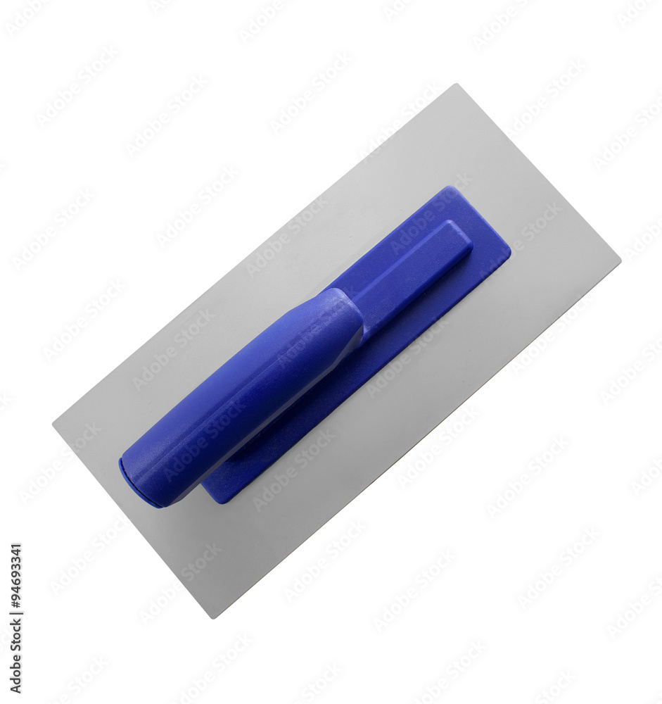 finishing trowel isolated on white bacground with clipping path Stock ...