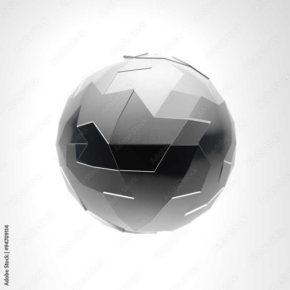 3d render structure sphere illustration Stock Illustration | Adobe Stock